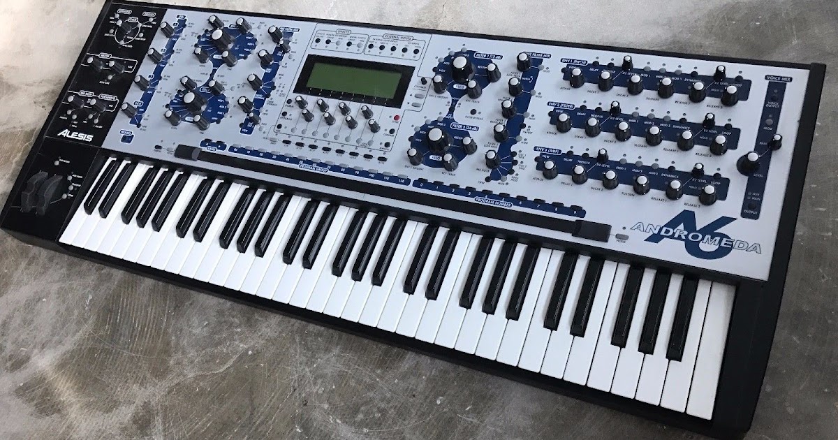 MATRIXSYNTH: Alesis A6 Andromeda Keyboard Synthesizer