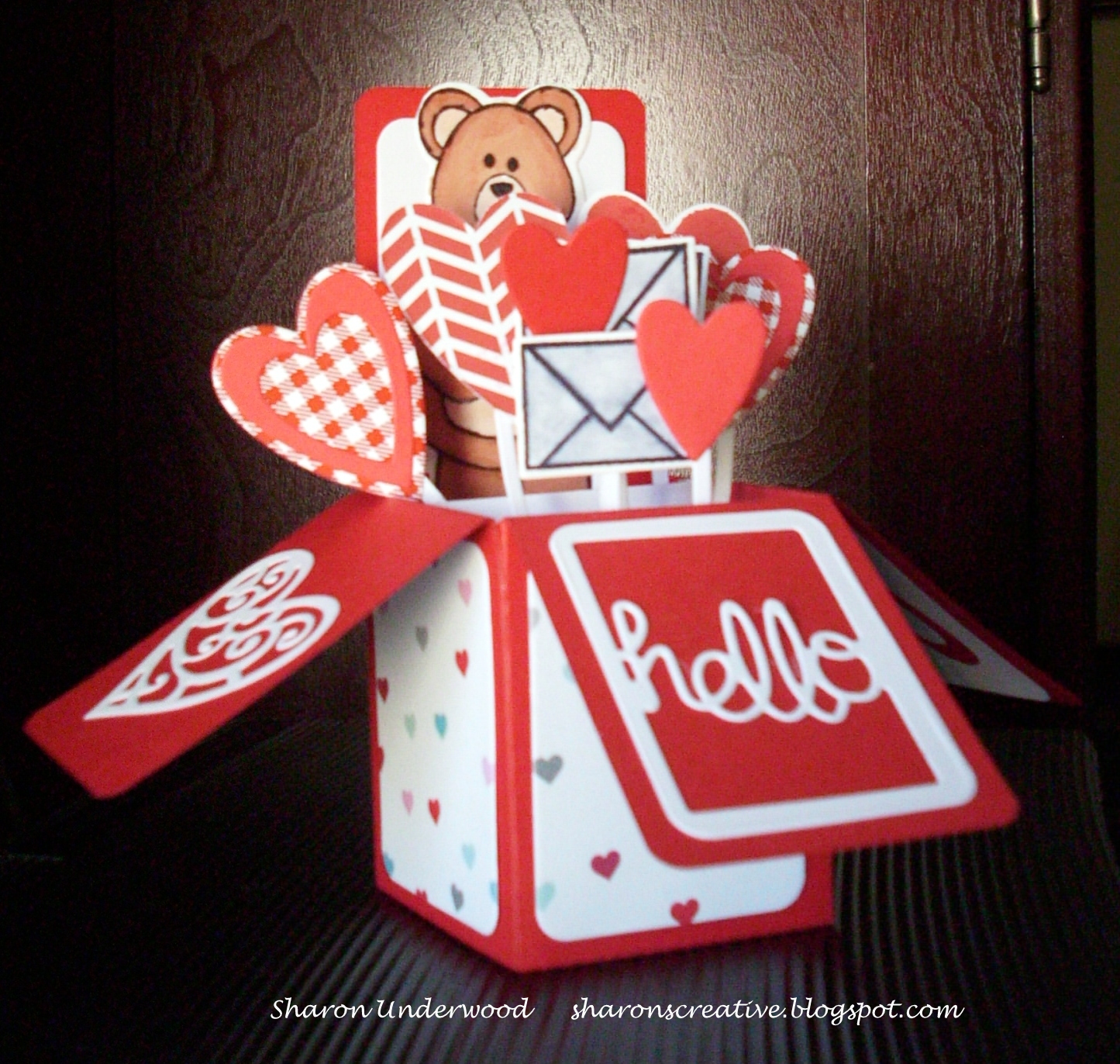 Sharon's Creative Essence: Valentine Box Card