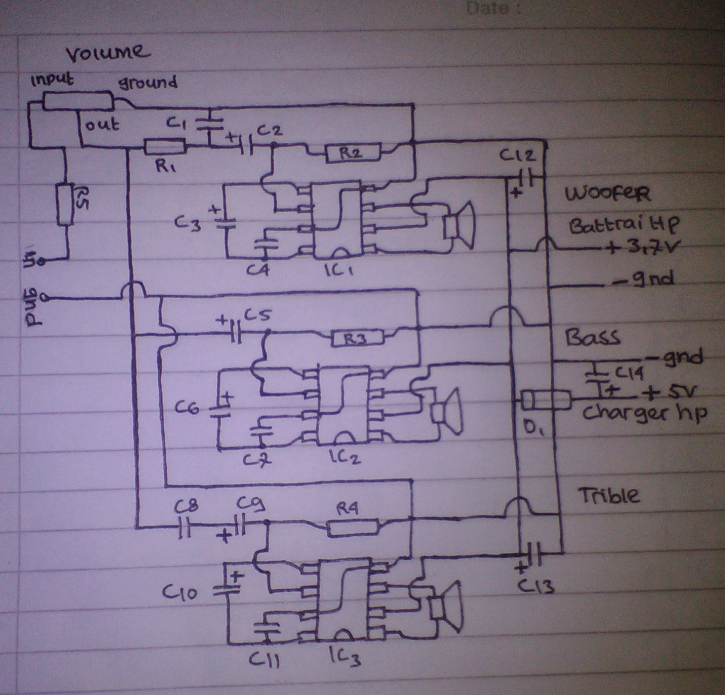Audio Kreative: RANGKAIAN PENGUAT AUDIO MINI IC TDA2822M (AUDIOKREATIF)