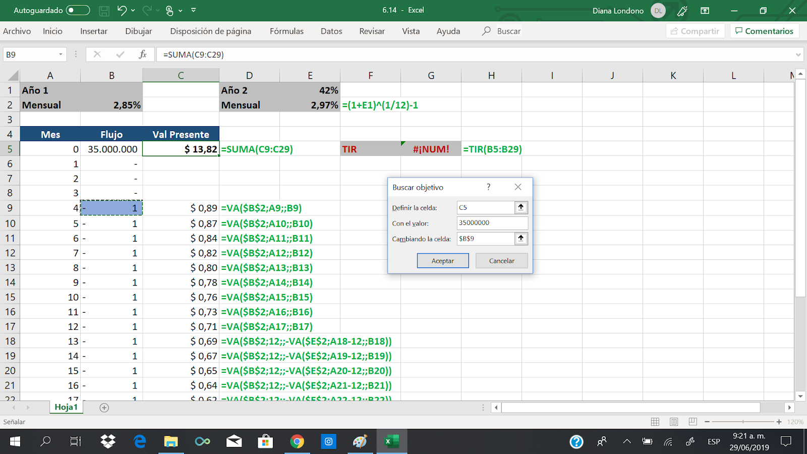 Finanzas Excel Vba Sql Y Algo Más Finanzas Refinanciación Con Dos Tasas De Interés