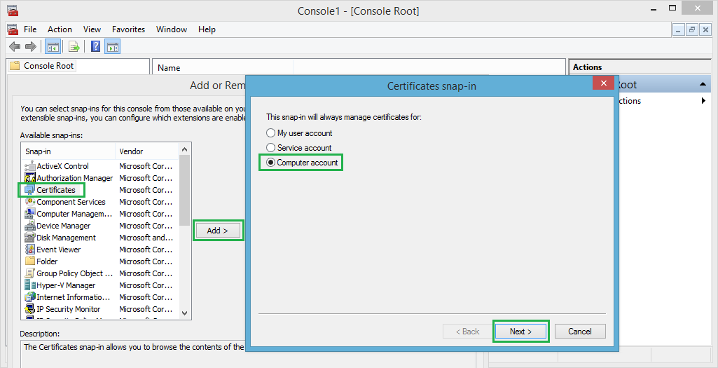 NOTE: You may not be prompted to select an account. If not, just click Ok.