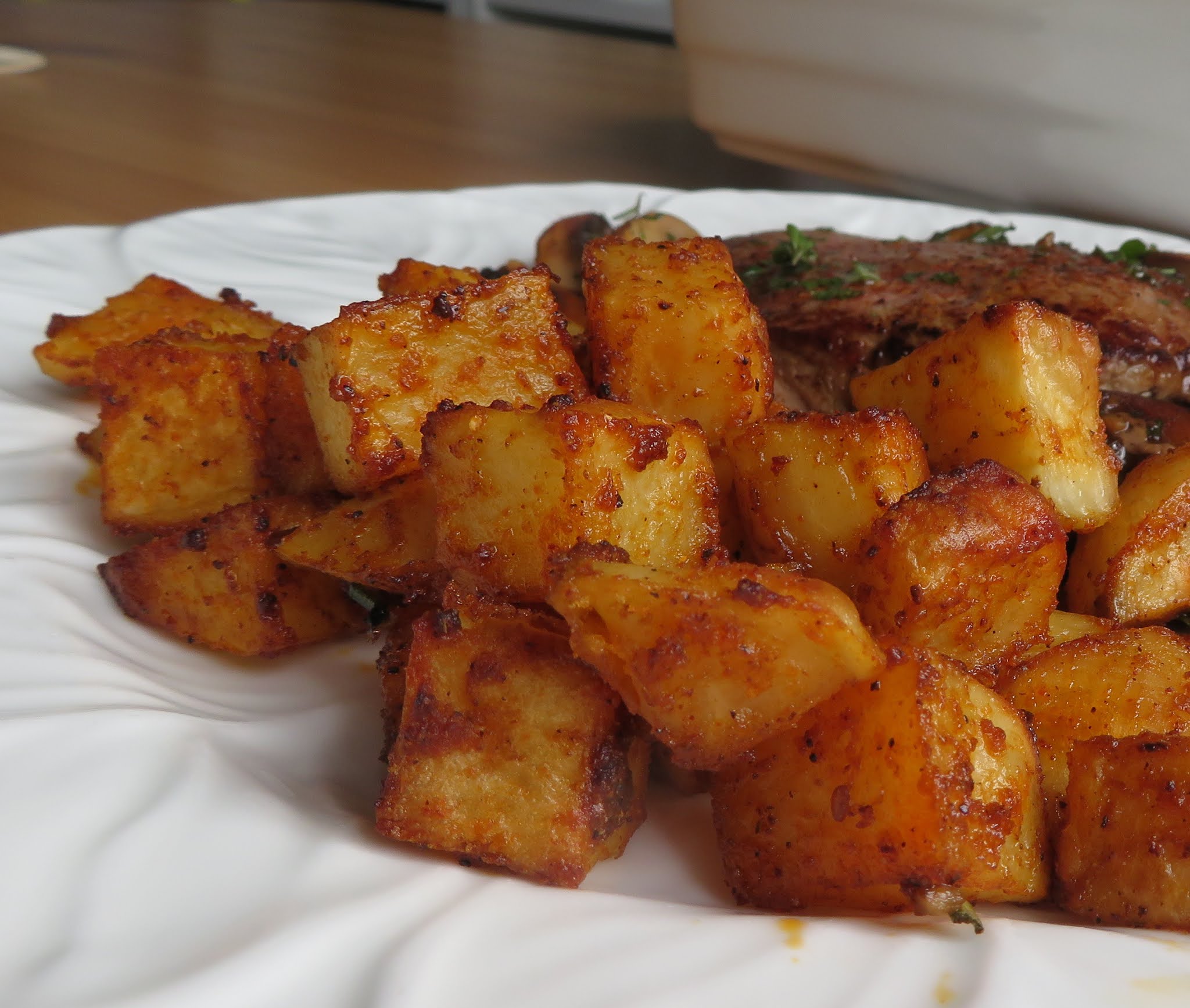 Spiced & Crispy Roasted Potatoes | The English Kitchen