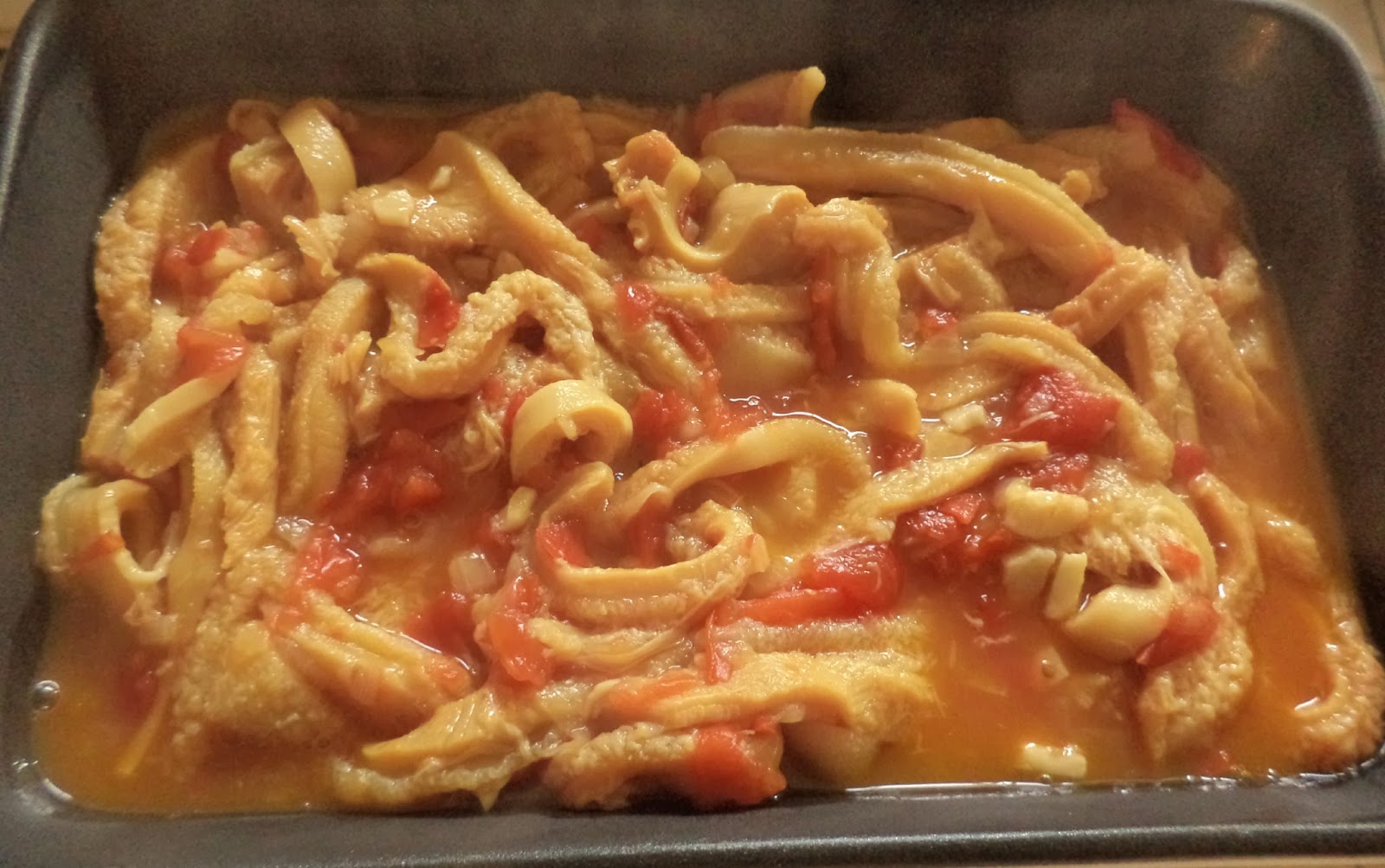 Receitinhas da Tere: Bucho Gratinado