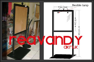 Displays akrilik stand - akrilik REAVANDY