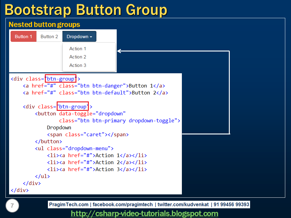Sql Server Net And C Video Tutorial Bootstrap Button Group