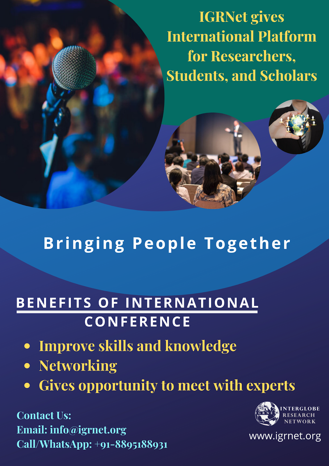 IGRNet Upcoming Conferences: Why to attend International Conferences???