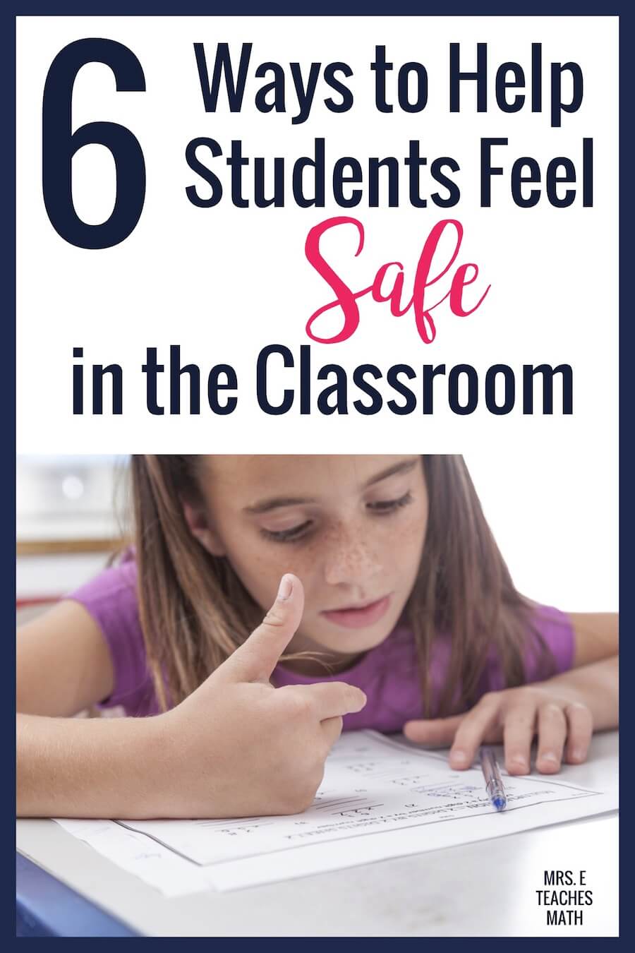 Preparing Students to Learn by Creating a Safe Environment | Mrs. E ...