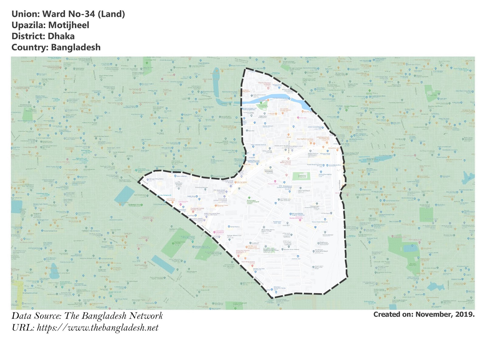 Ward No-34, Motijheel, Dhaka