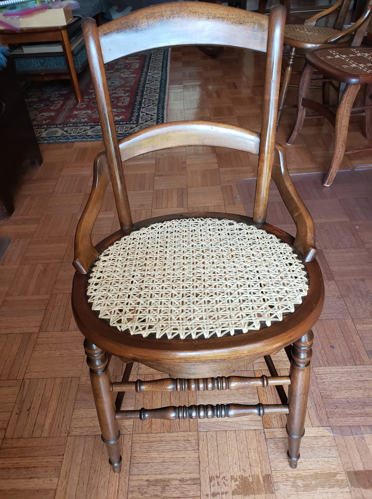TRAVELS (and more) WITH CECILIA BRAINARD: My Chair Caning Project