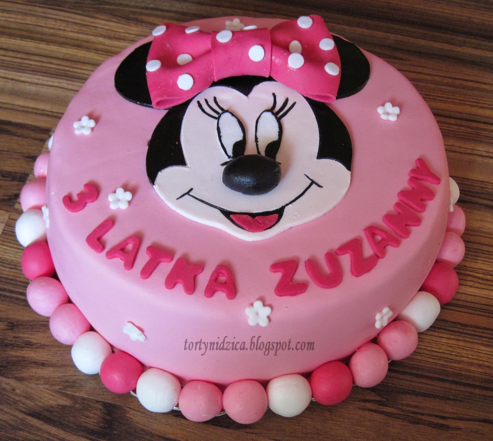 Torty artystyczne- Nidzica, Mława: Tort Myszka Minnie