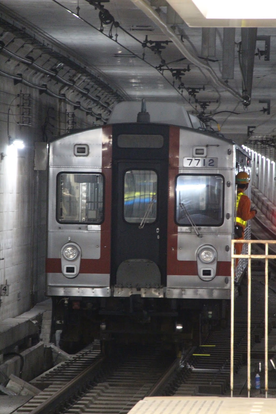 ハマちどり写真帖: 【THE LAST of 歌舞伎顔】東急7912F離脱