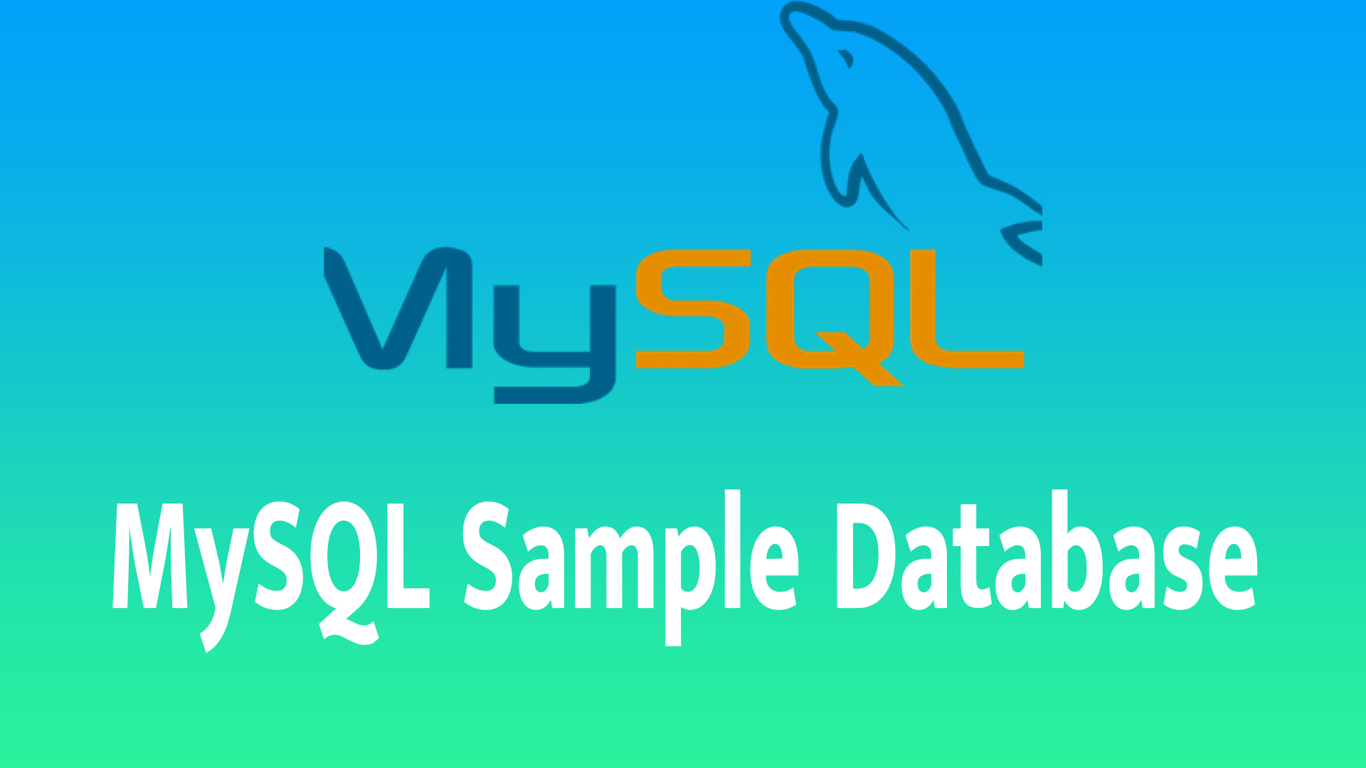 Mysql Sample Database