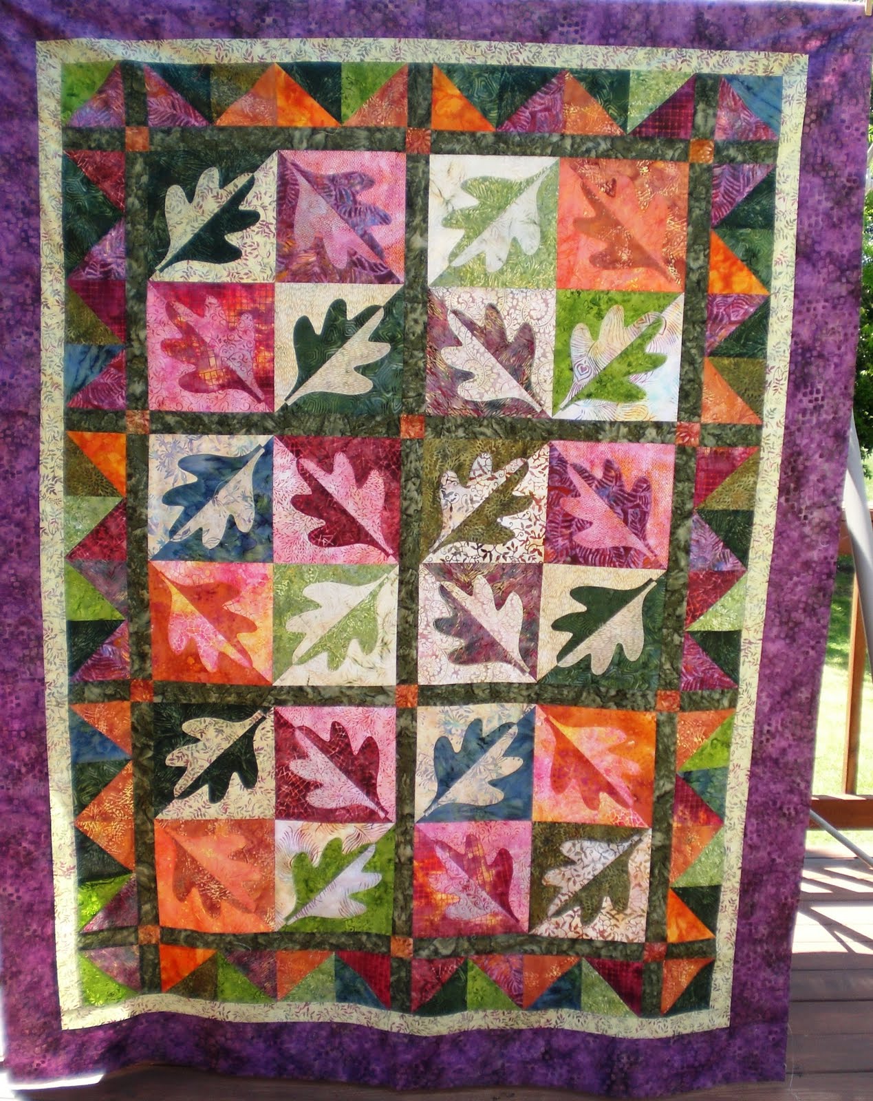 PAT QUILTZ TOO: Turning Leaves & An Amusing Memory