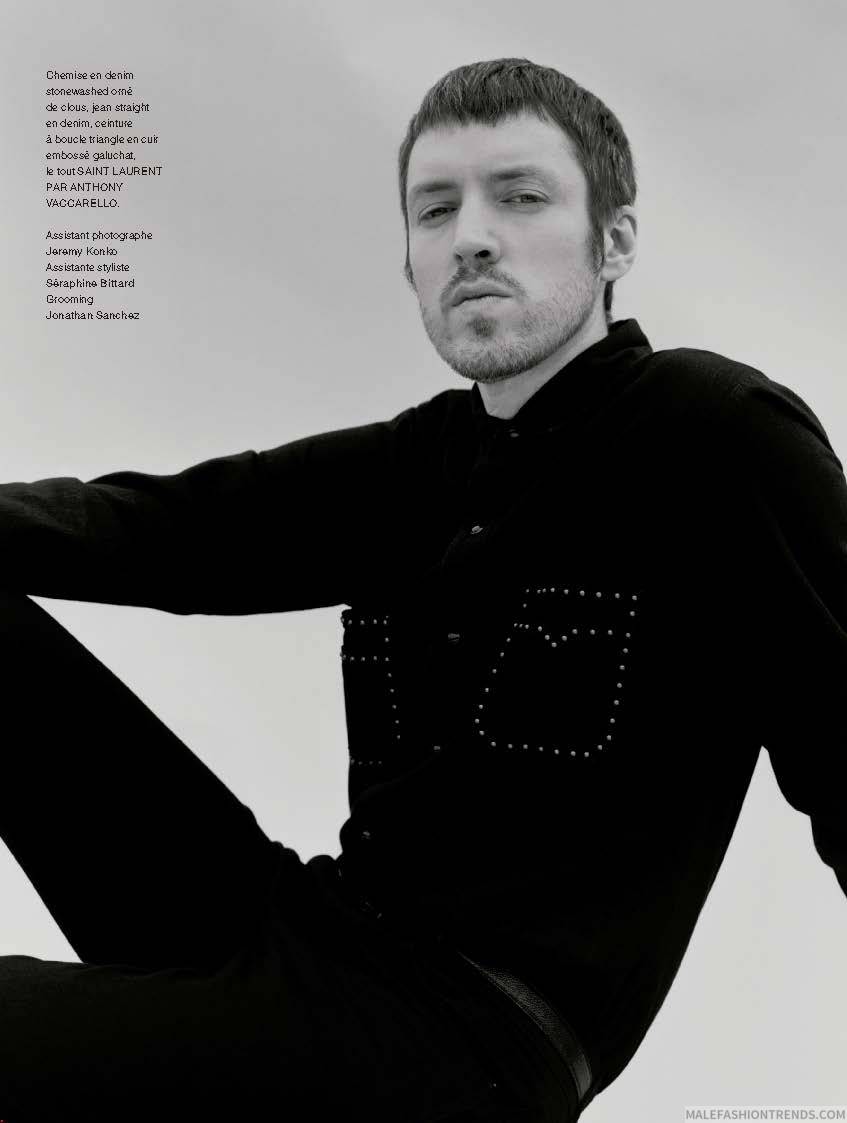 SebastiAn para L'Officiel Hommes Paris por Mia Dabrowski