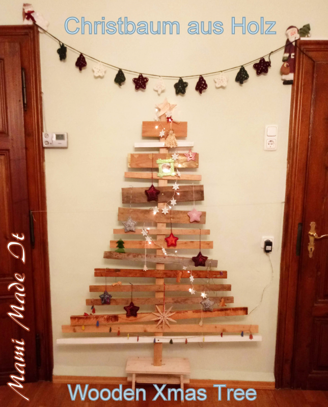 Mami Made It: Christbaum aus Holz - Wooden Xmas Tree