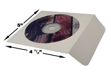 What are measurements for CD sleeves?