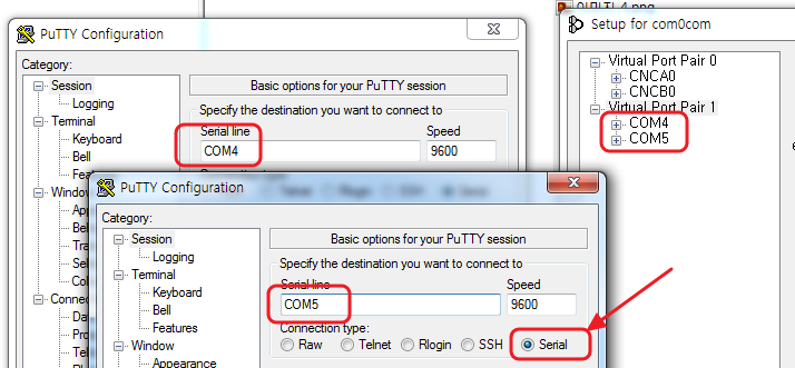 SonMan's IT BBS: 플그램: Win7에서 가상 시리얼 포트(Null-modem emulator) 프로그램 ...