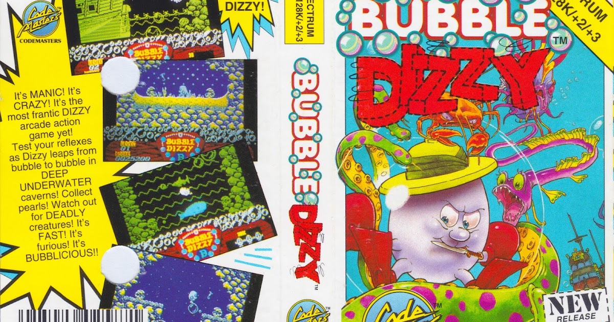 ZX Spectrum covers for Mobygames: Bubble Dizzy