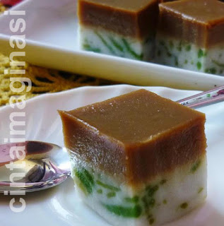 Resepi Kuih Talam Cendol Sukatan Cawan - CiLiFES