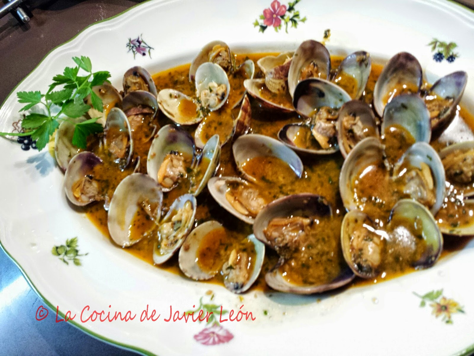 La Cocina de Javier León: Conchas finas a la marinera