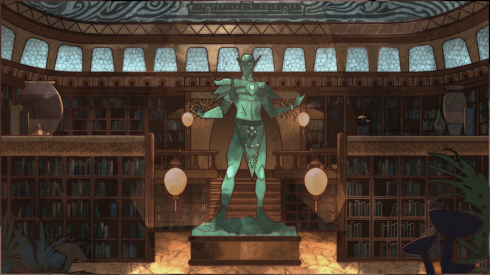 Library of Vivec | Ilona's Illustrations