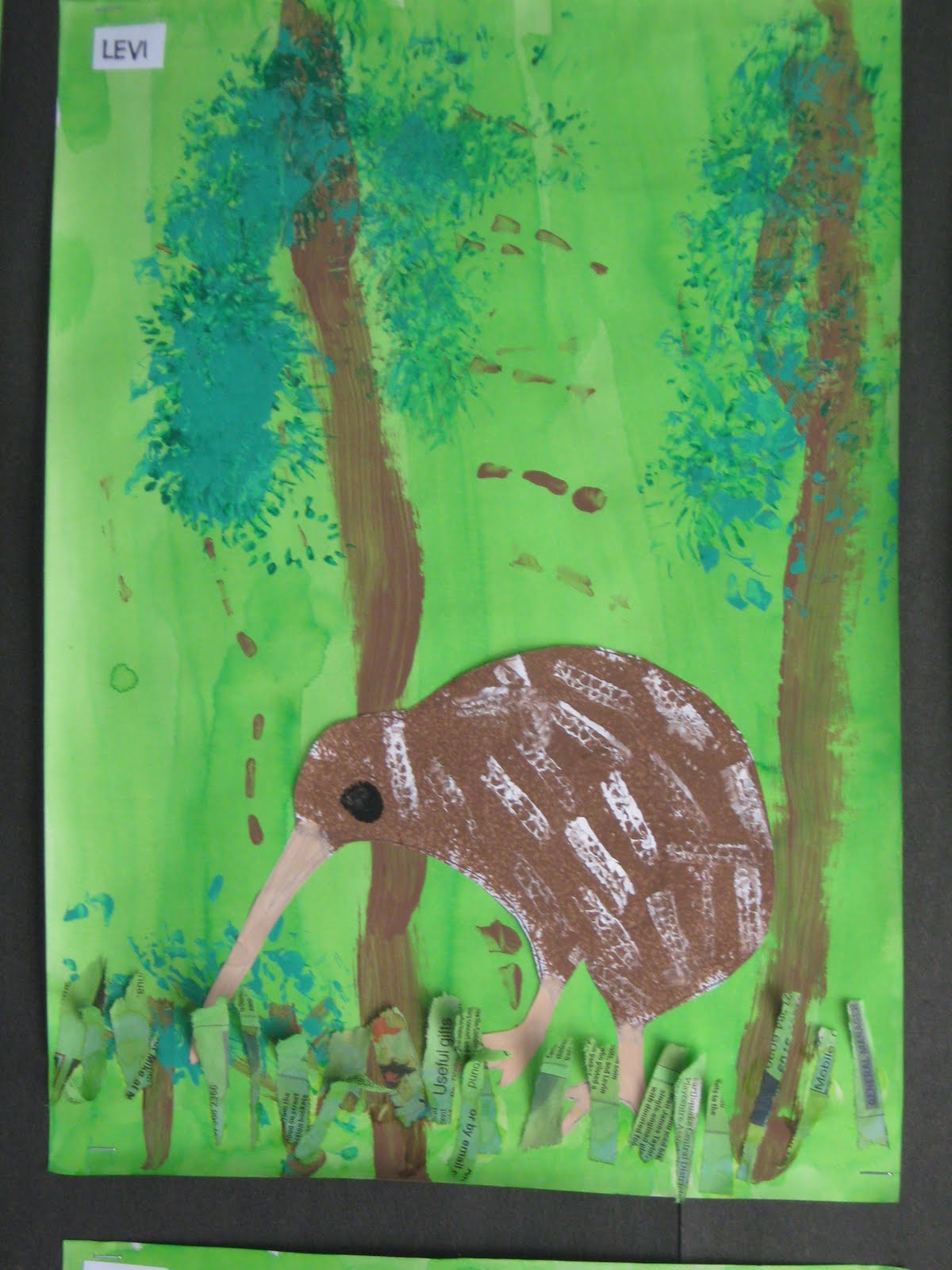 Room 1 Koputaroa School: NZ Kiwi Habitat