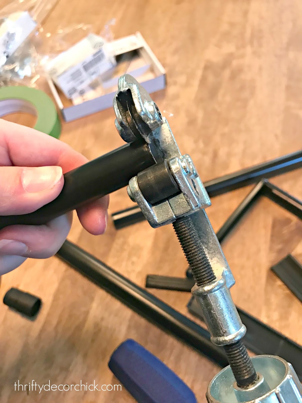 EASY and inexpensive DIY butcher paper roll holder for the kitchen ...