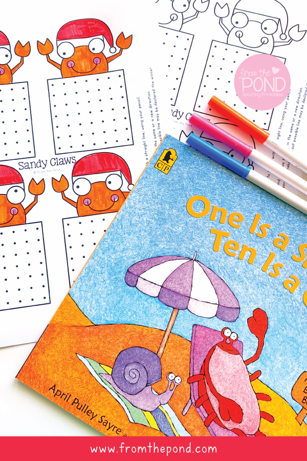 Sandy Claws One Page Math Game | From the Pond