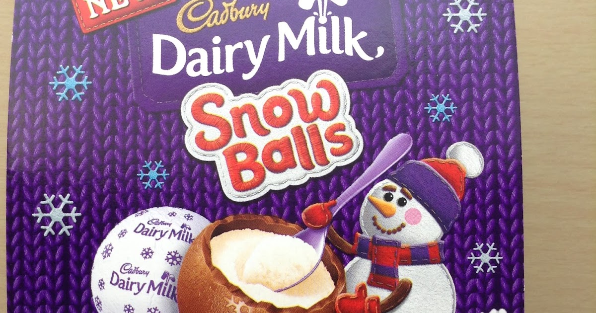 Cadbury Dairy Milk Snow Balls (New for 2016!)