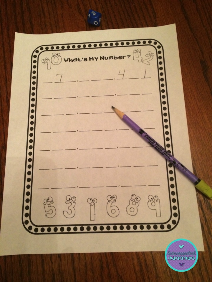 Quinnessential Lessons: a 5th grade blog: What's My Number?