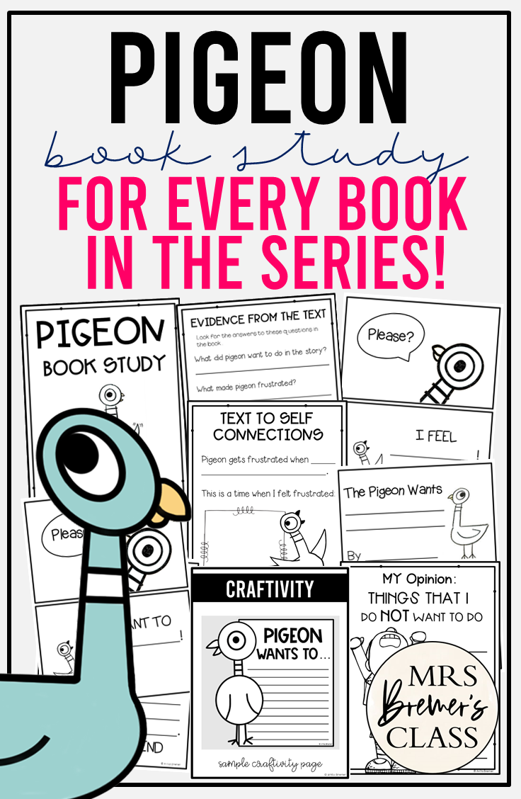 Pigeon Book Activities and Craftivity for ANY Book in the Series! | Mrs ...