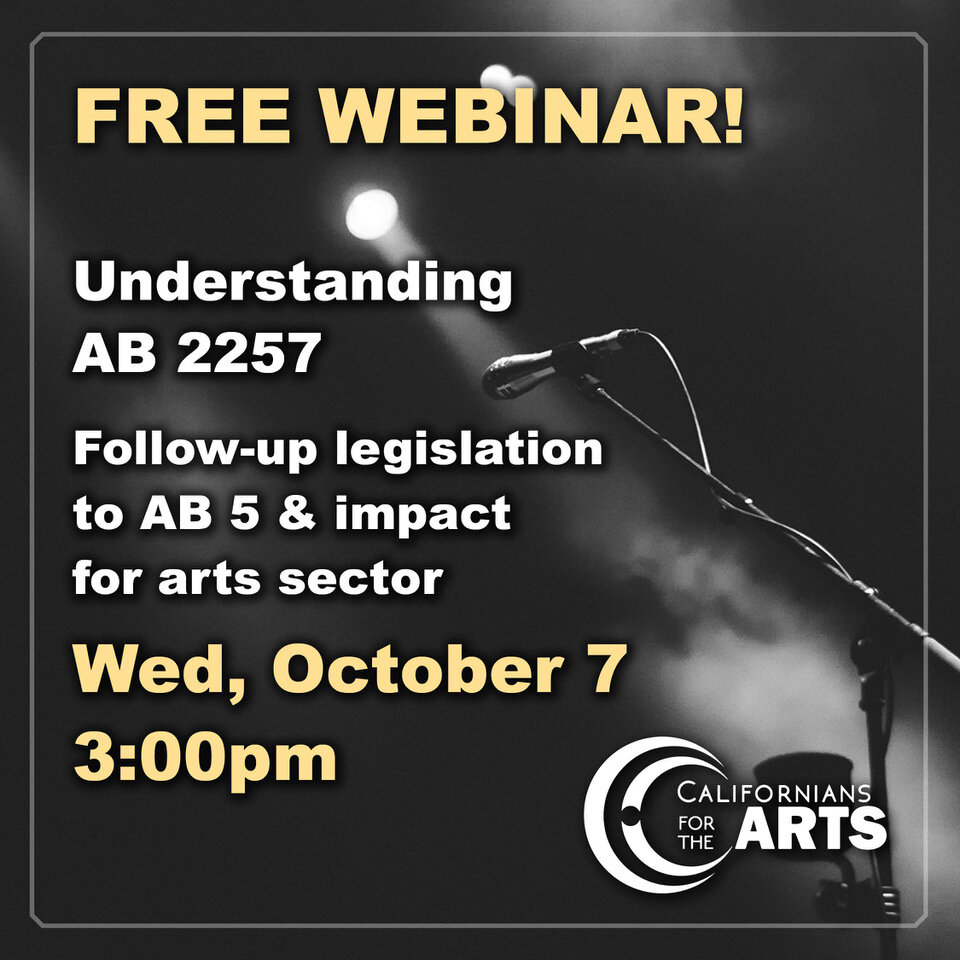 A+ Art Blog: Understanding AB 2257, Follow Up Legislation to AB 5, and ...