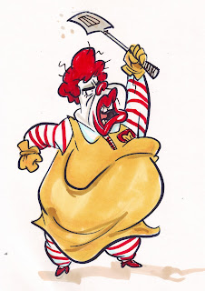 bill white cartoons: Mrs. McDonald?