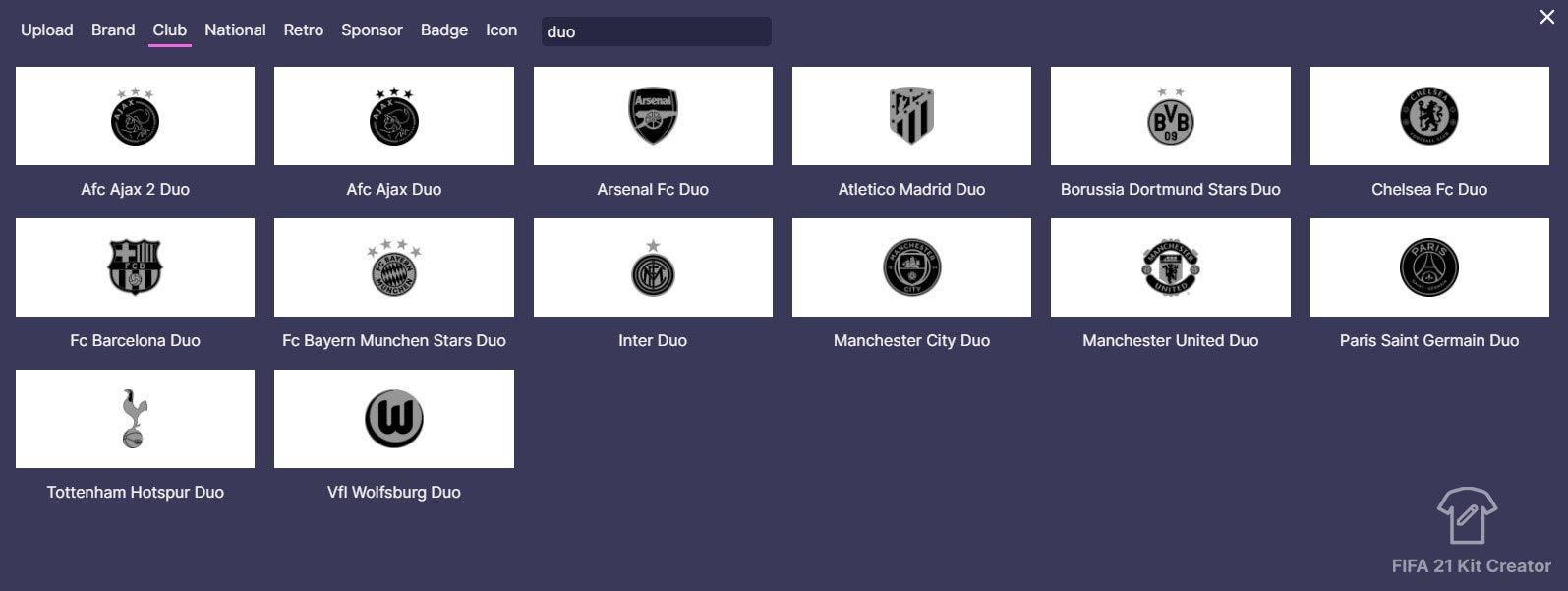 Overview: January 2021 FIFA Kit Creator Updates - Collars, Retro Logos ...