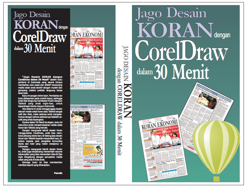 Contoh Buku Desain Koran dgn CorelDraw