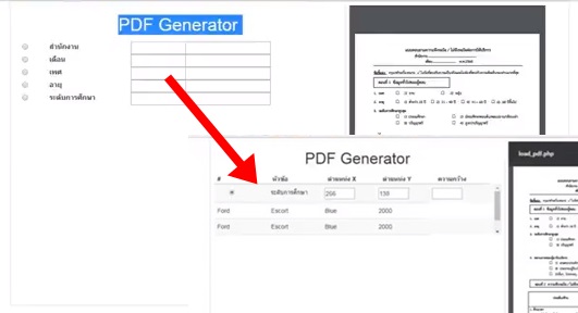PHP : PDF Generator ตอนที่ 3
