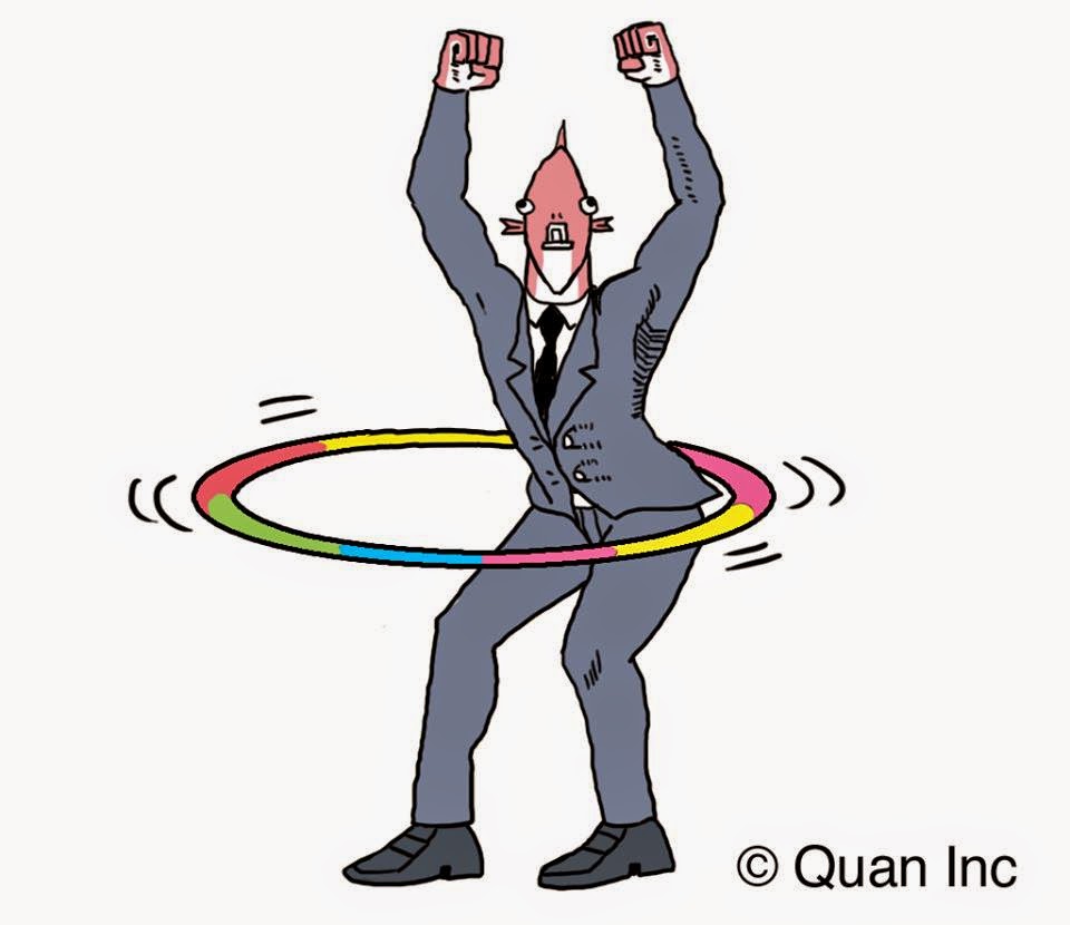 A CIBERPUNKIE LIFE: BUSINESS FISH FACEBOOK STICKERS DE QUAN INC.