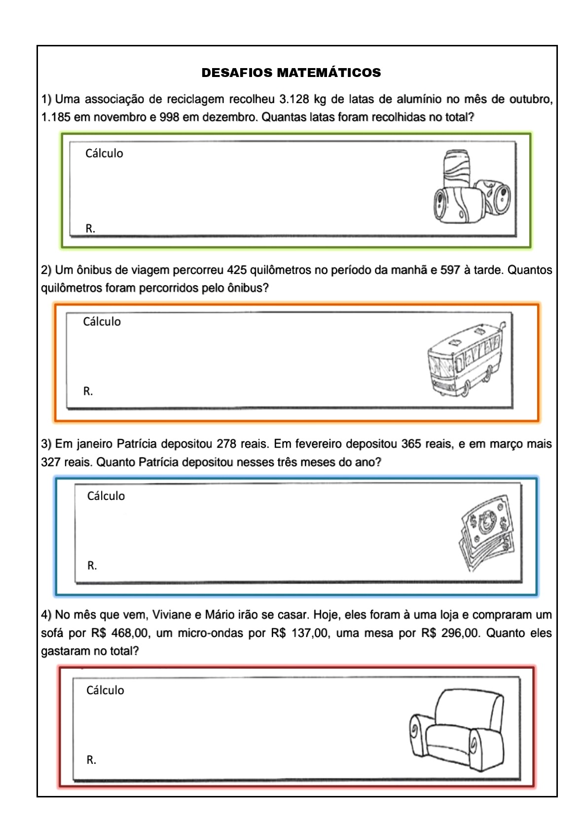👍Matemática: 5º ano Atividade de matemática para trabalhar no 5º ano do ...