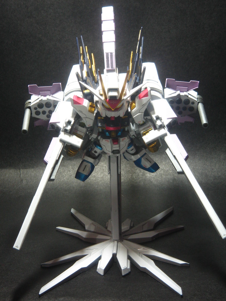 SD Strike Freedom Gundam with METEOR unit customized build - Gundam ...