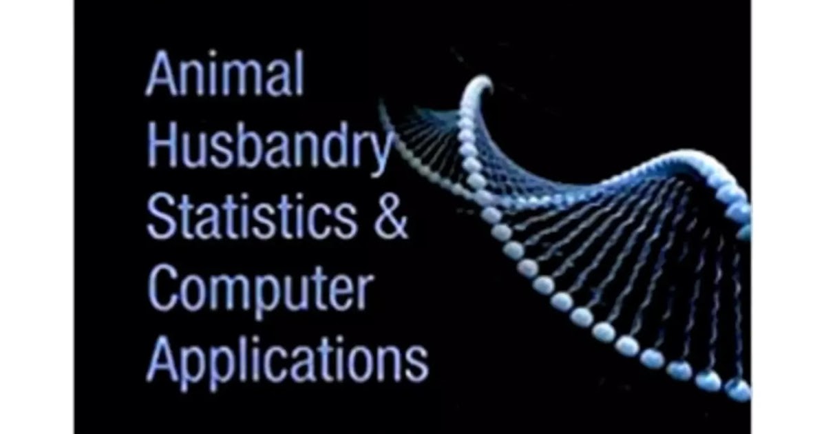 Animal Husbandry Statistics and Computer Applications by R Thiagarajan PDF.