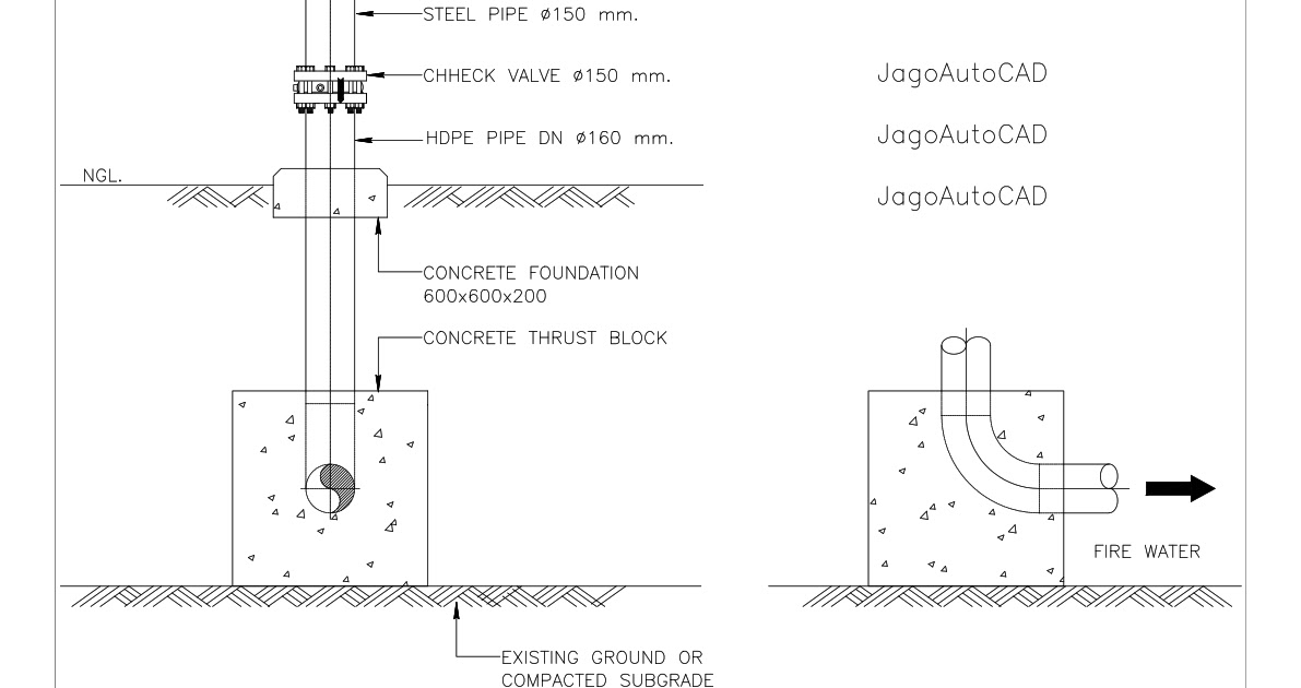Fire Department Connection DWG AutoCAD Free
