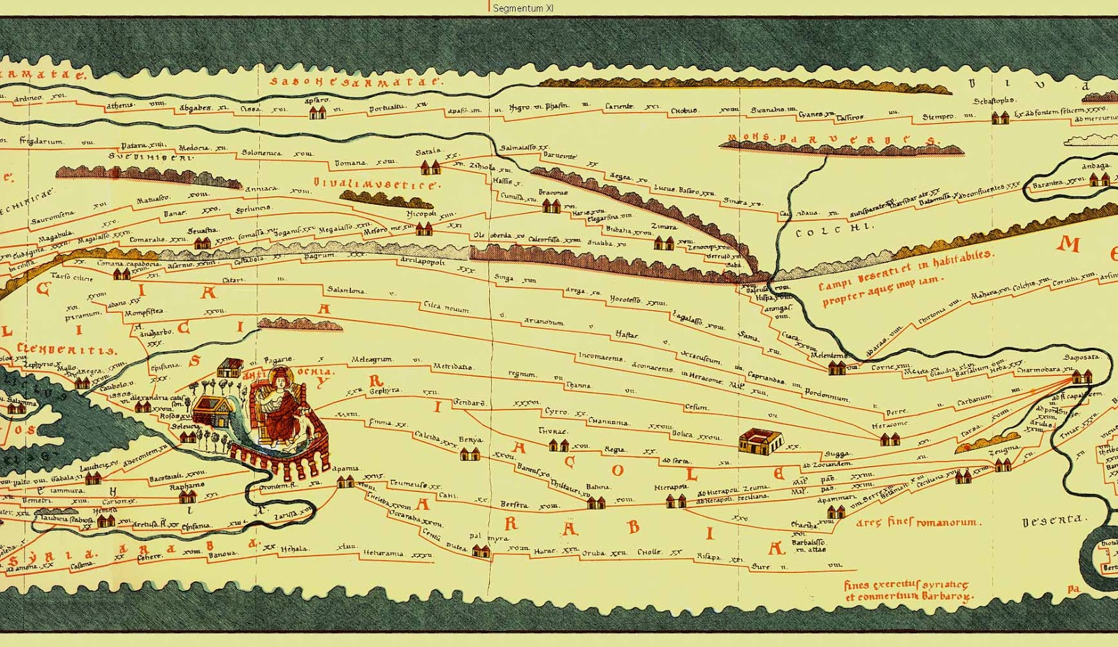 Just A Car Guy: The Peutingeriana Tabula Itineraria, the first road map ...