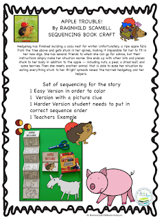 APPLE TROUBLE! SEQUENCING CRAFT ~ Book Units by Lynn