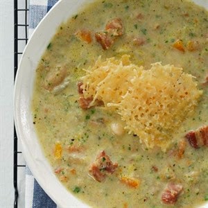 In en om die huis: Growwe groentesop met spek