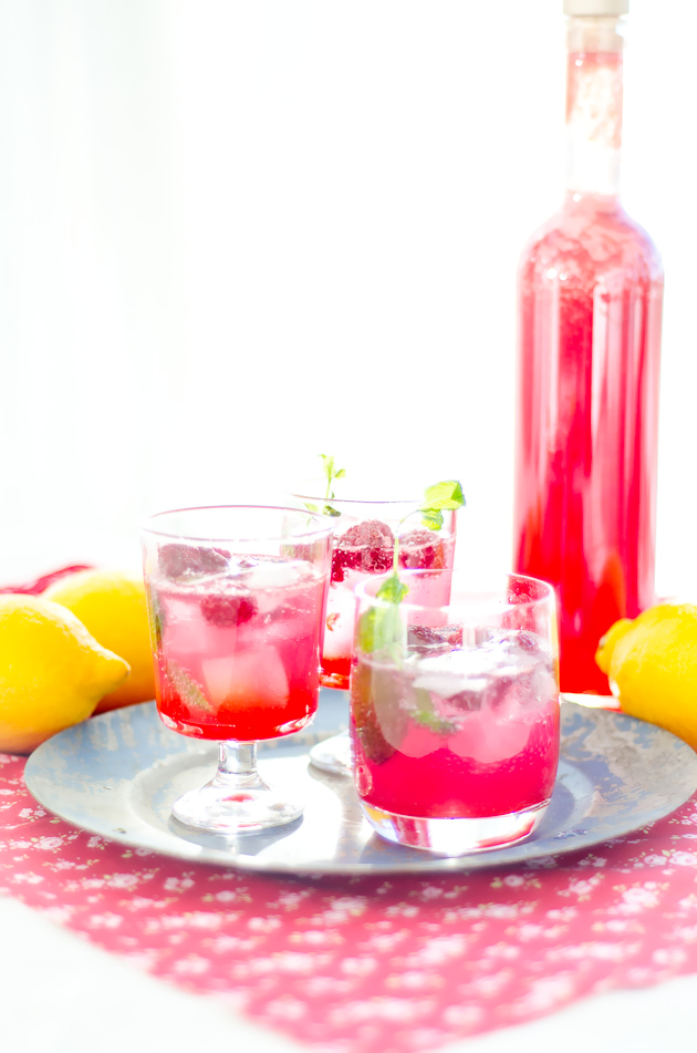 Louise´s Spis: Pink Raspberry Lemonade (Rosa Hallon Lemonad)