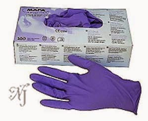 工業產品 安全防護網: MAPA 994 三層拋棄式 防護手套 1盒100入