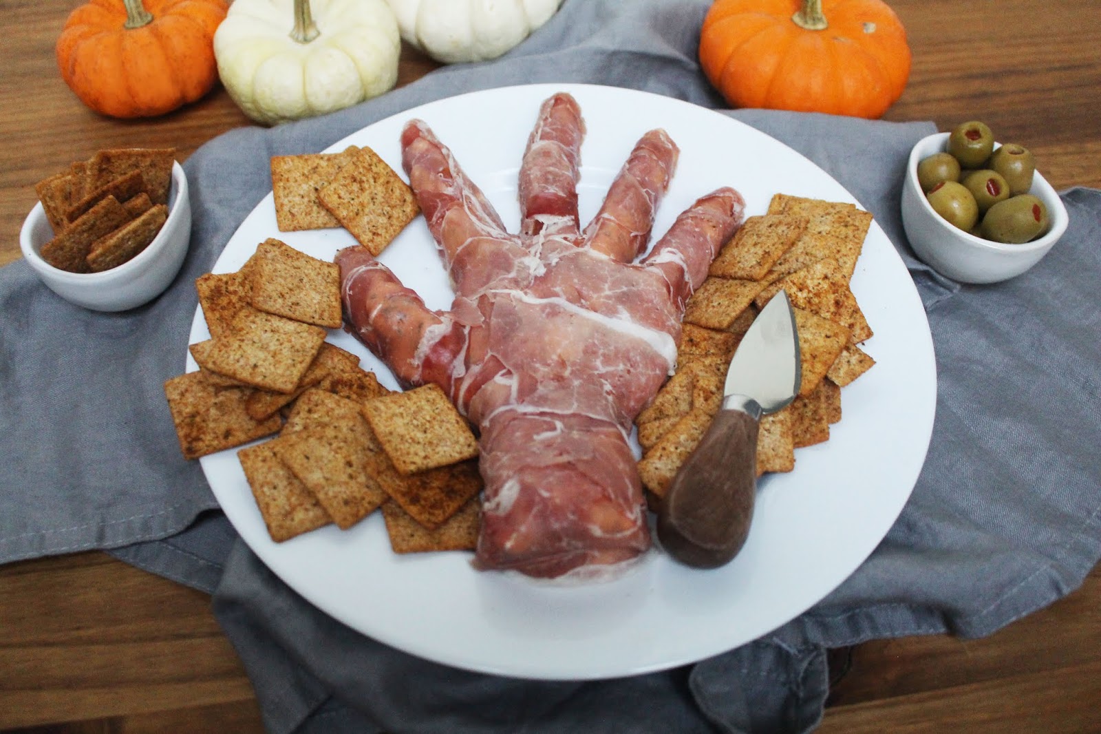 Kylee's Kitchen: Amputated hand appetizer is really a tomato basil and ...