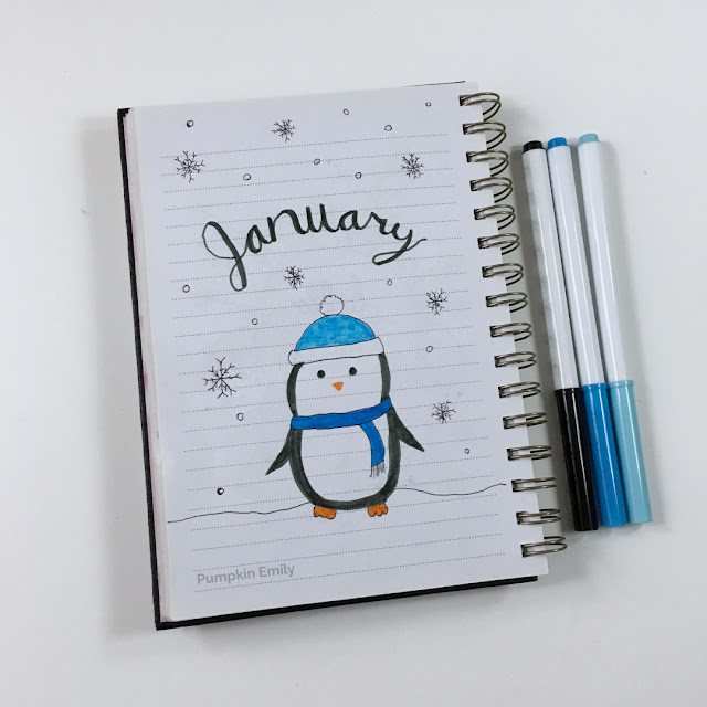 January 2020 Bullet Journal Setup | Pumpkin Emily