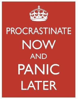 Tangled Up In Words: Because you can't spell "Procrastination" without ...