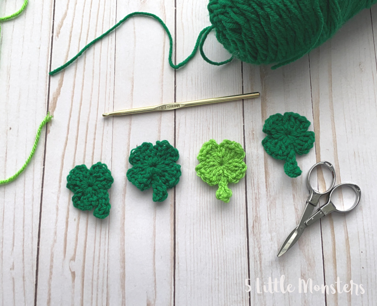 5 Little Monsters: Crocheted Clovers Video Tutorial
